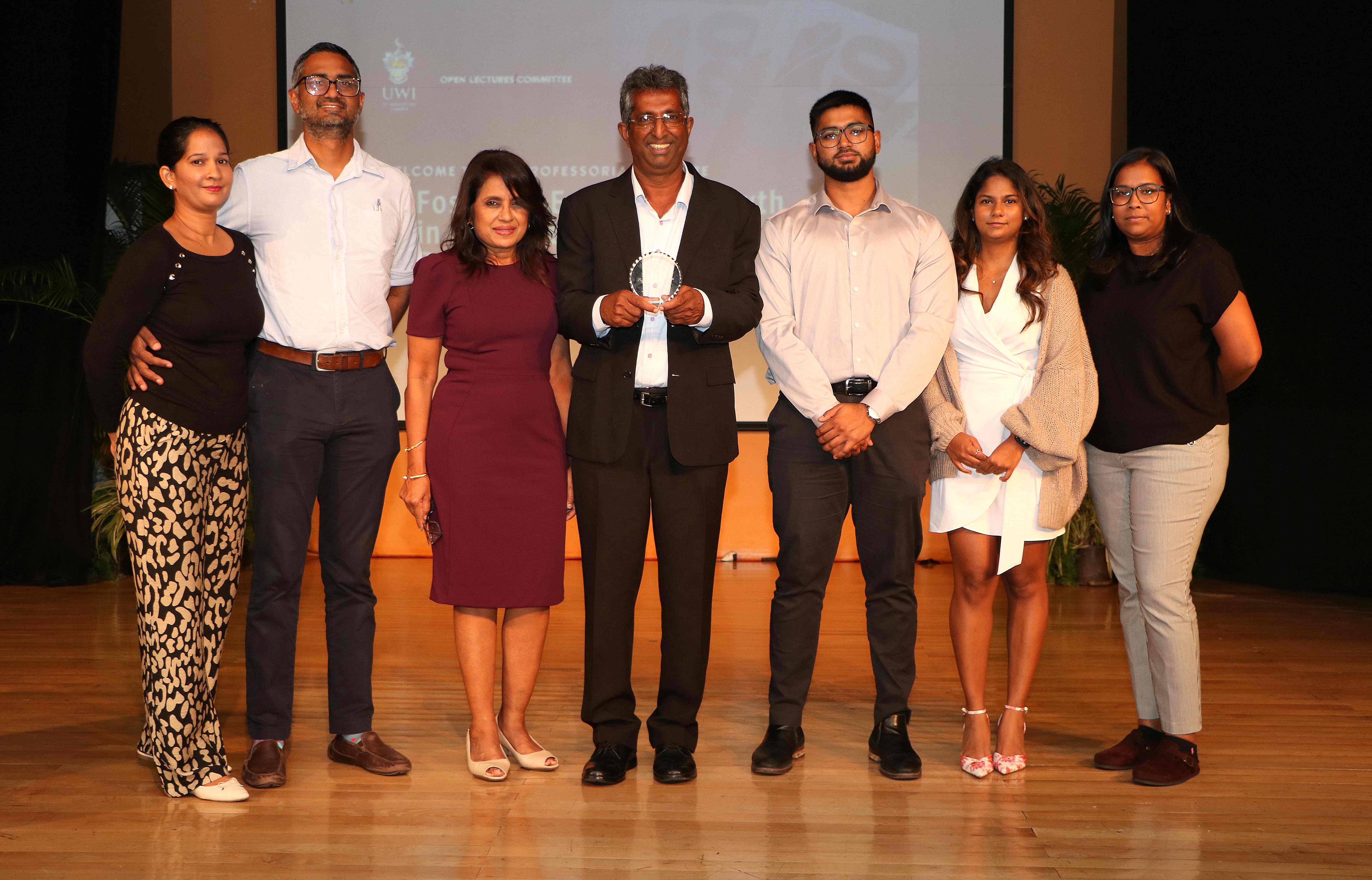 Professor Roger Hosein Proposes Strategies for Economic Recovery at Inaugural Professorial Lecture